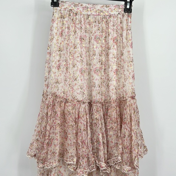 Rococo Sand | Skirts | Rococo Sand Vie Maxi Skirt In Off White Pink ...